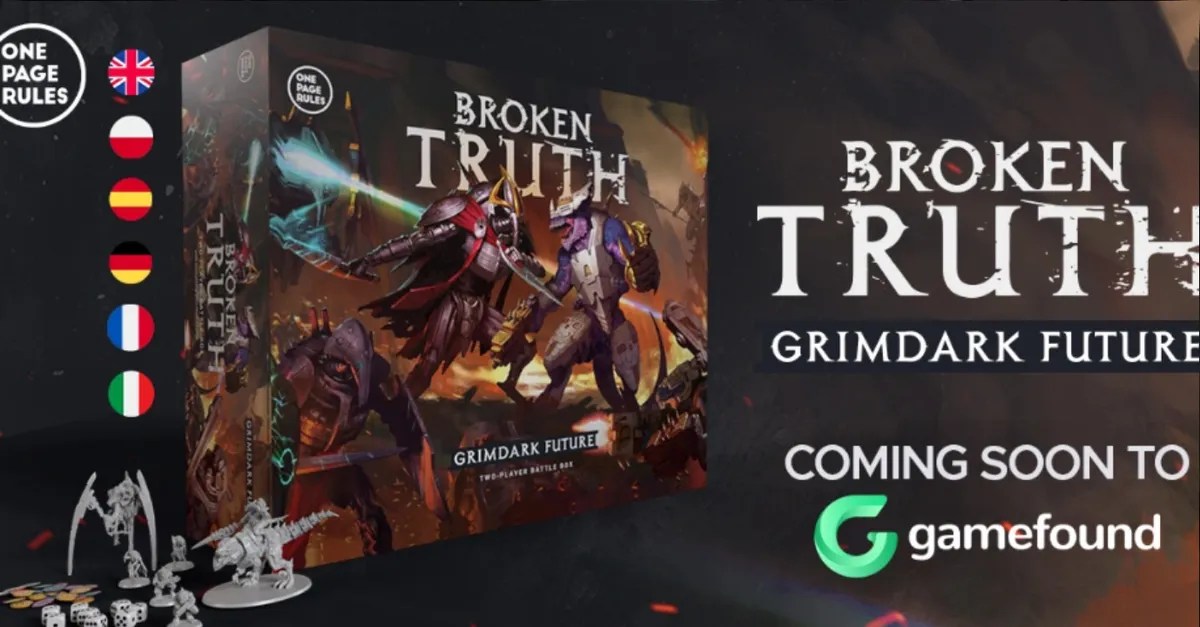 Grimdark Future: Broken Truth Coming to Gamefound in September